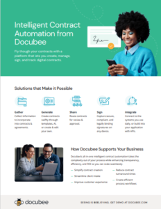 Intelligent Contract Automation from Docubee